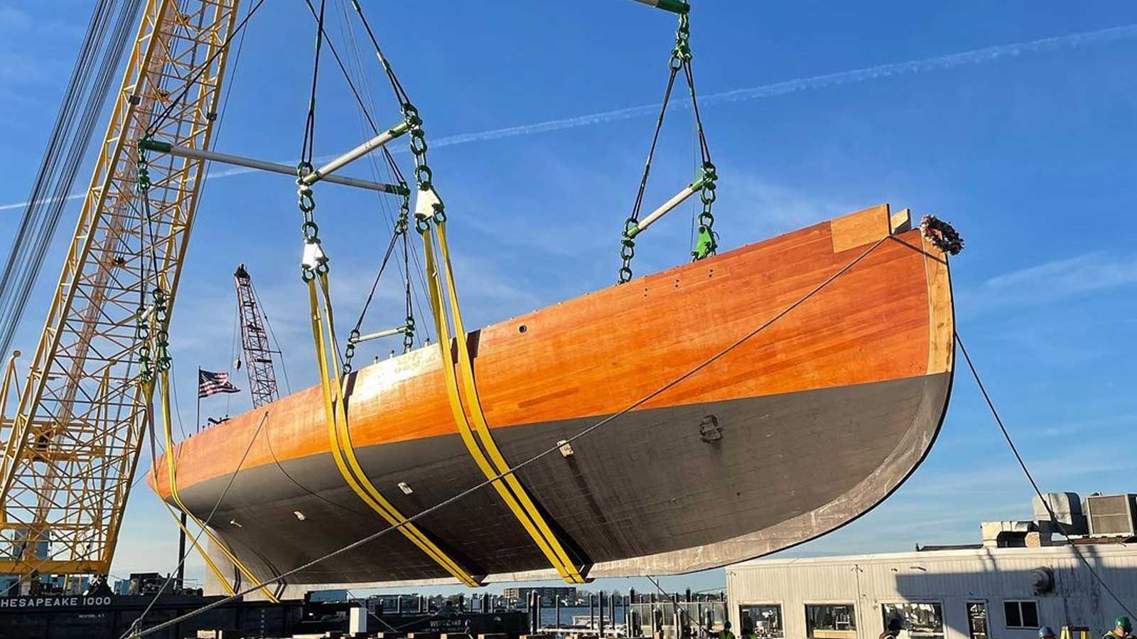 Coronet: America's oldest yacht continues extensive restoration